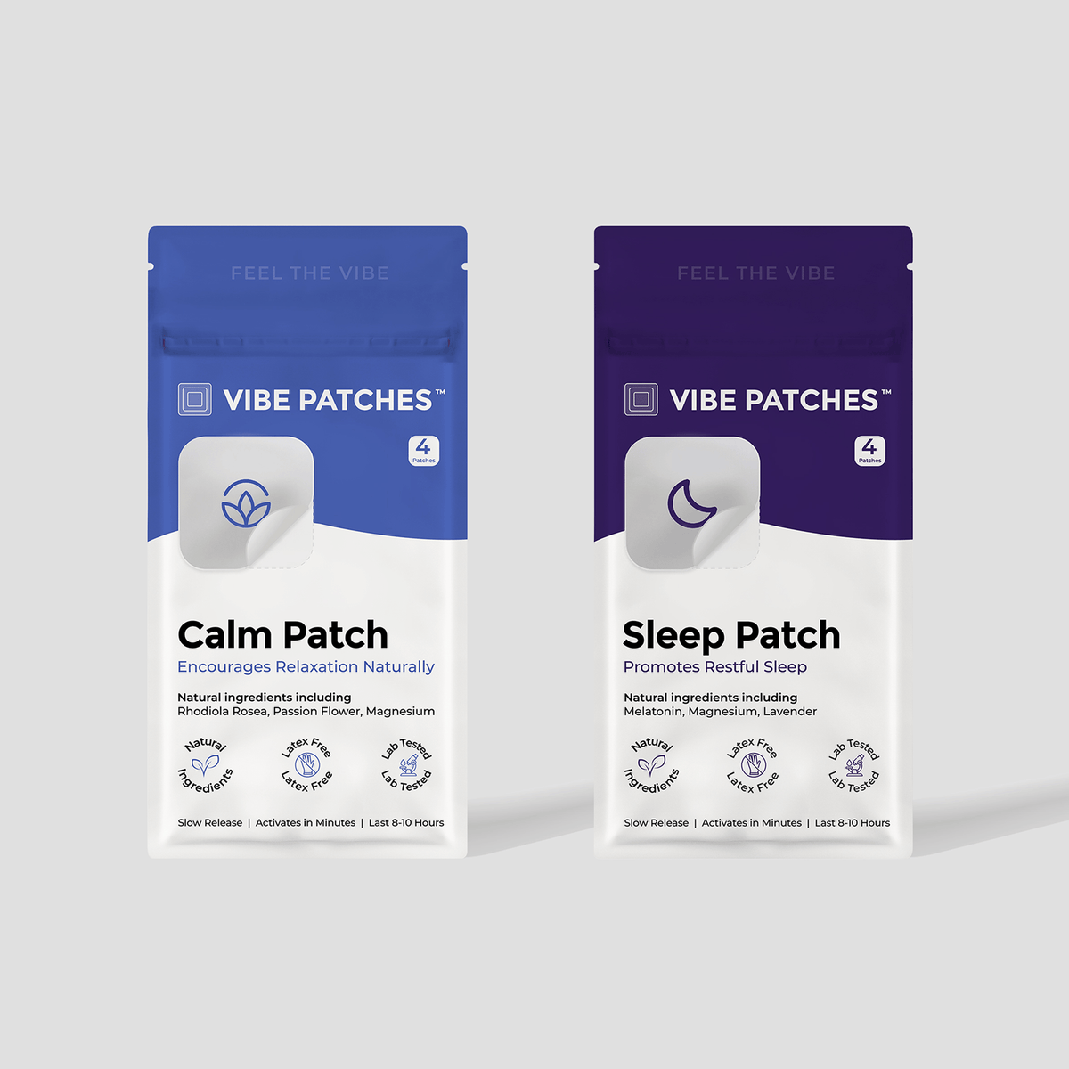 Unwind Duo Bundle | Calm and Enery Patch | Vibe Patches